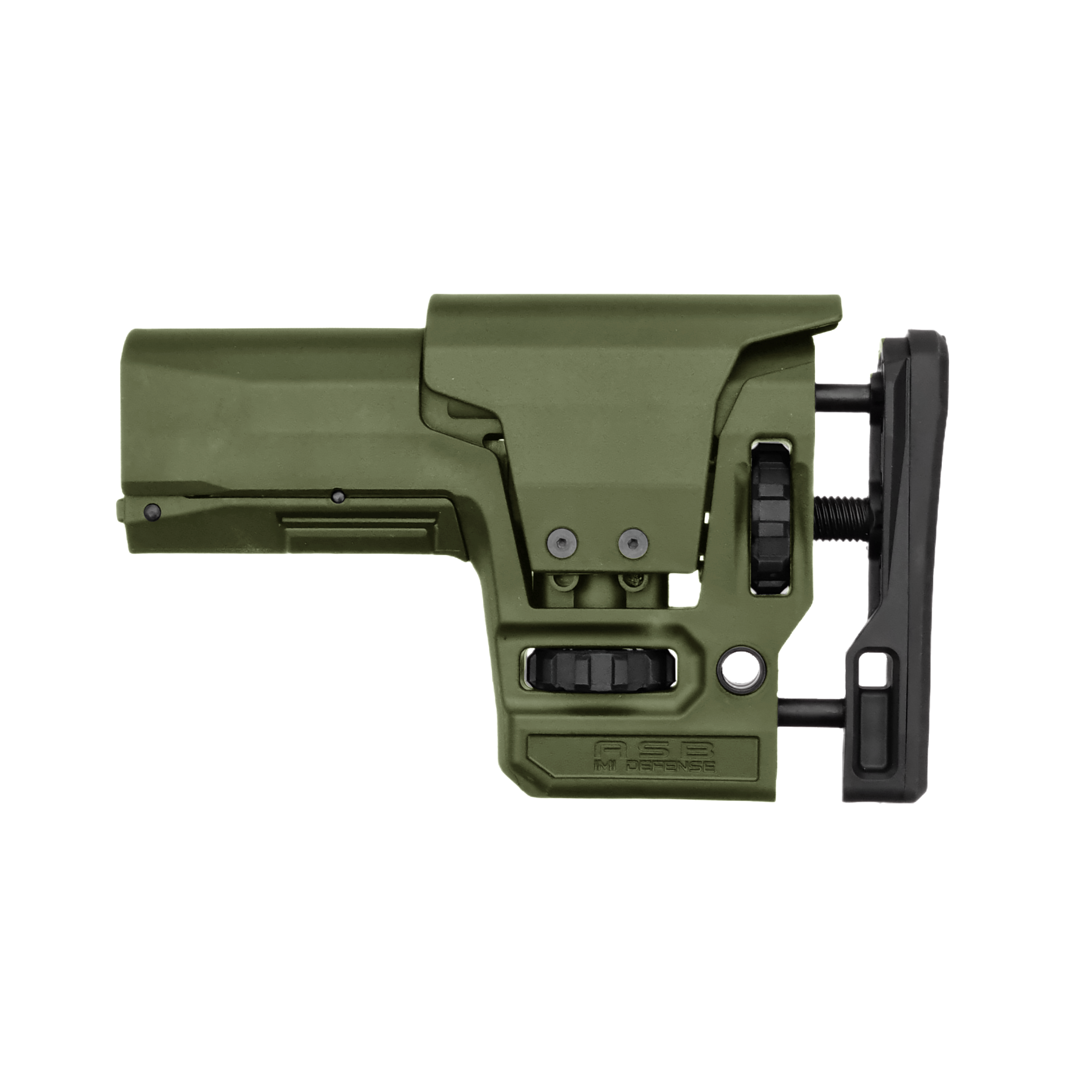 Kolba AR ASB Adjustable Sniper Buttstock Mil Spec, ZS110 OD Green - IMI ...
